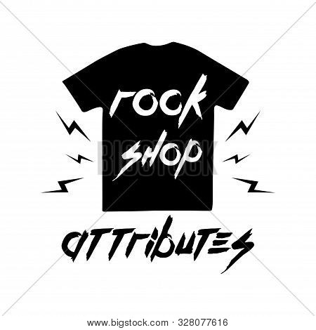 Vector Logo Rock Shop Vector & Photo (Free Trial) | Bigstock