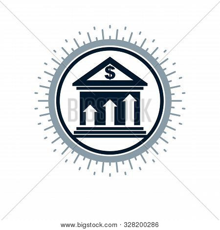 Banking Conceptual Logo, Unique Vector Symbol. Banking System. - Stock ...