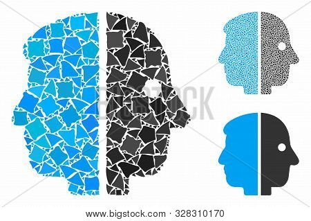 Dual Face Mosaic Vector & Photo (Free Trial) | Bigstock
