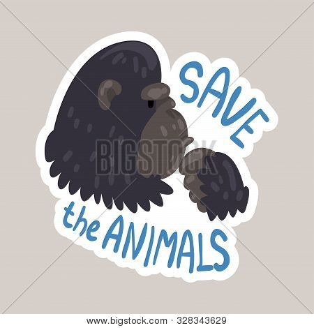 Save Animals Tagline Vector & Photo (Free Trial) | Bigstock