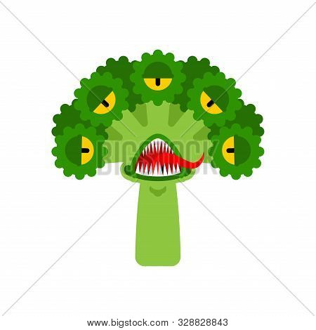 Broccoli Monster Gmo Vector & Photo (Free Trial) | Bigstock