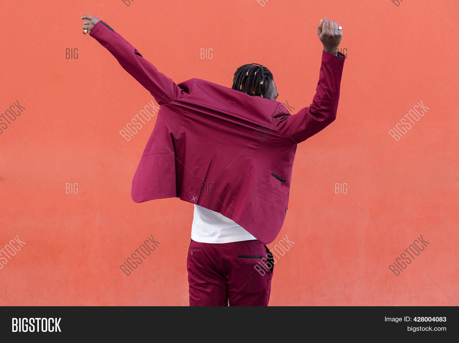 Rear View Black Man Image & Photo (Free Trial) | Bigstock