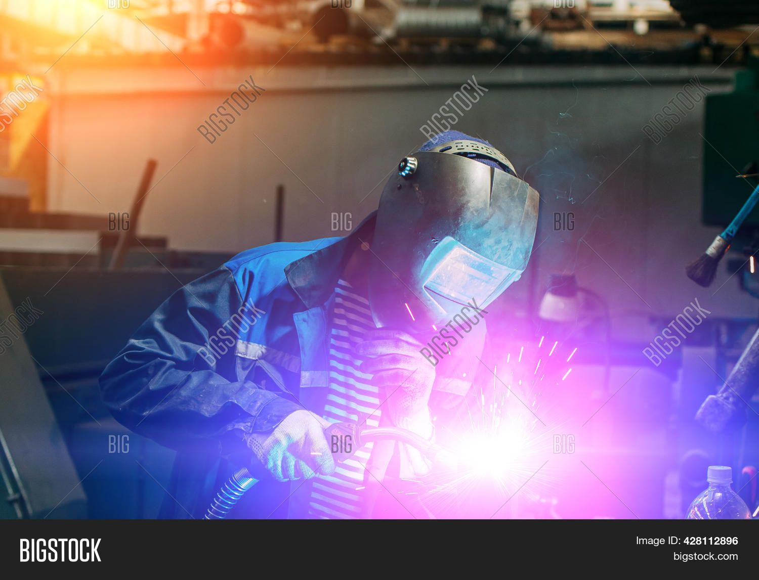 Welder Working Image & Photo (Free Trial) | Bigstock