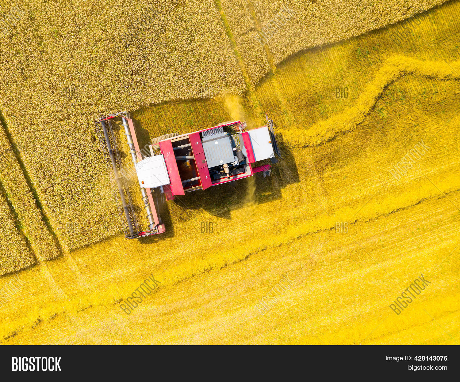 Aerial View Combine Image & Photo (Free Trial) | Bigstock