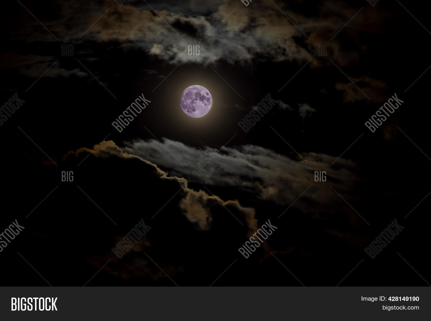 Spooky Full Moon Night Image & Photo (Free Trial) | Bigstock