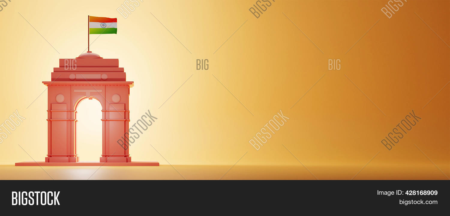 3D India Gate Monument Image & Photo (Free Trial) | Bigstock
