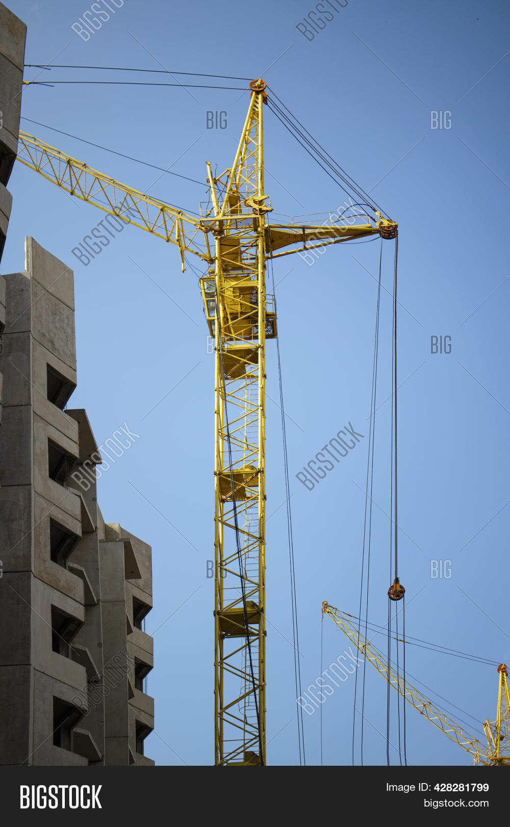 Work Tower Crane Image & Photo (Free Trial) | Bigstock