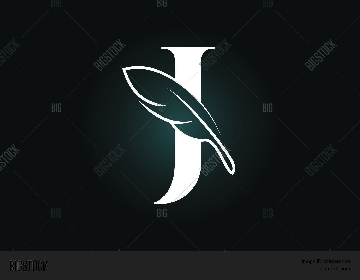 Initial J Monogram Vector & Photo (Free Trial) | Bigstock