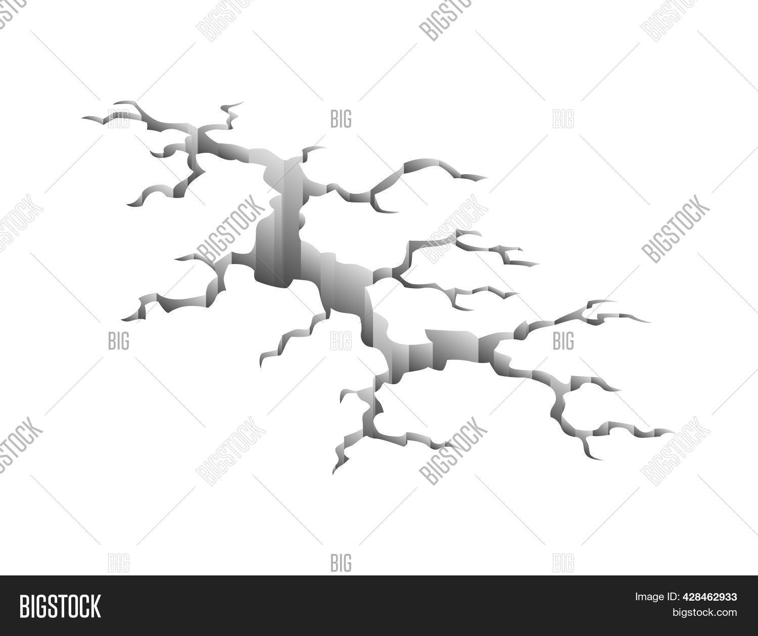 Crack After Earthquake Image & Photo (Free Trial) | Bigstock