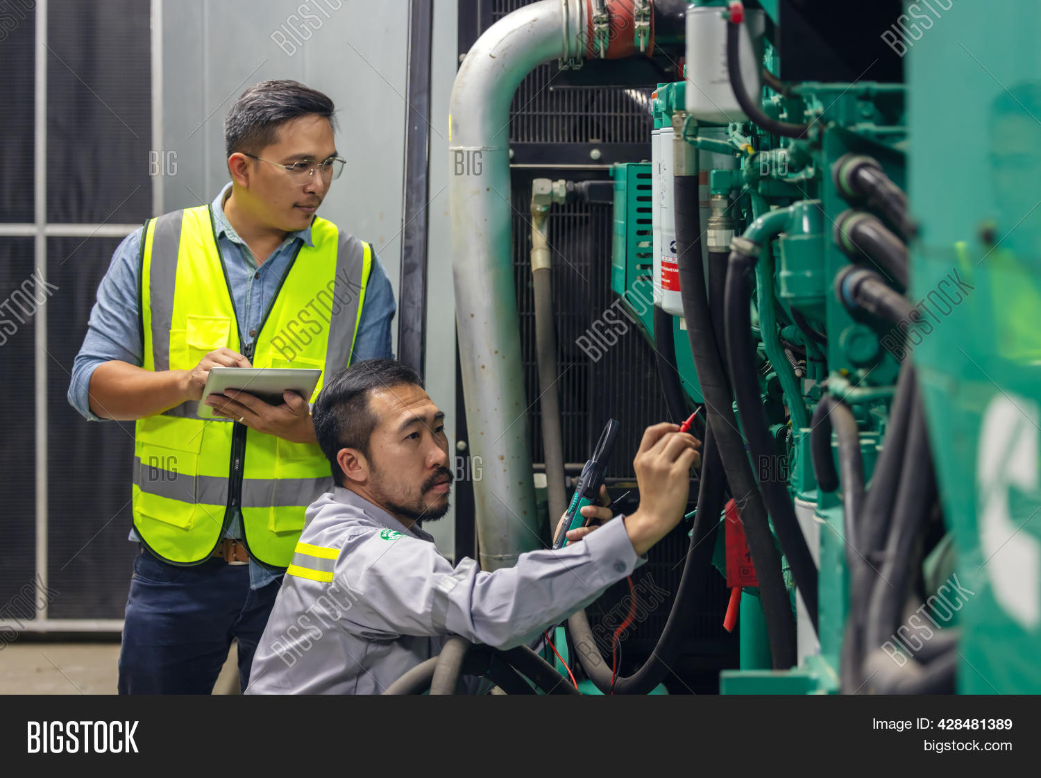 Two Technical Workers Image & Photo (Free Trial) | Bigstock