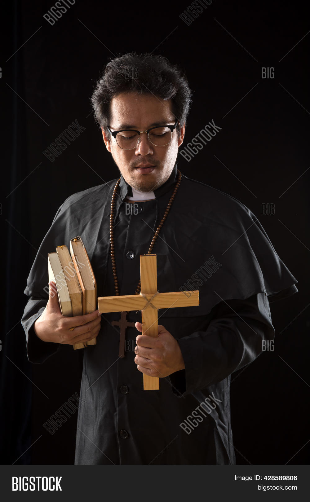 Young Asian Priest Image & Photo (Free Trial) | Bigstock