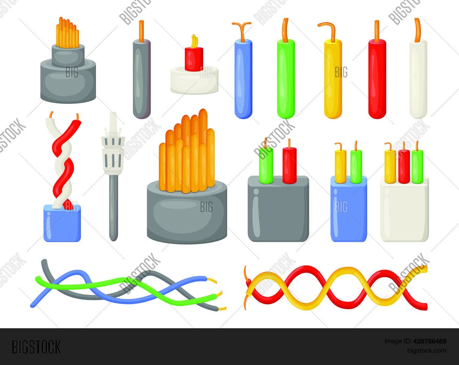 Cartoon Electrical Vector & Photo (Free Trial) | Bigstock