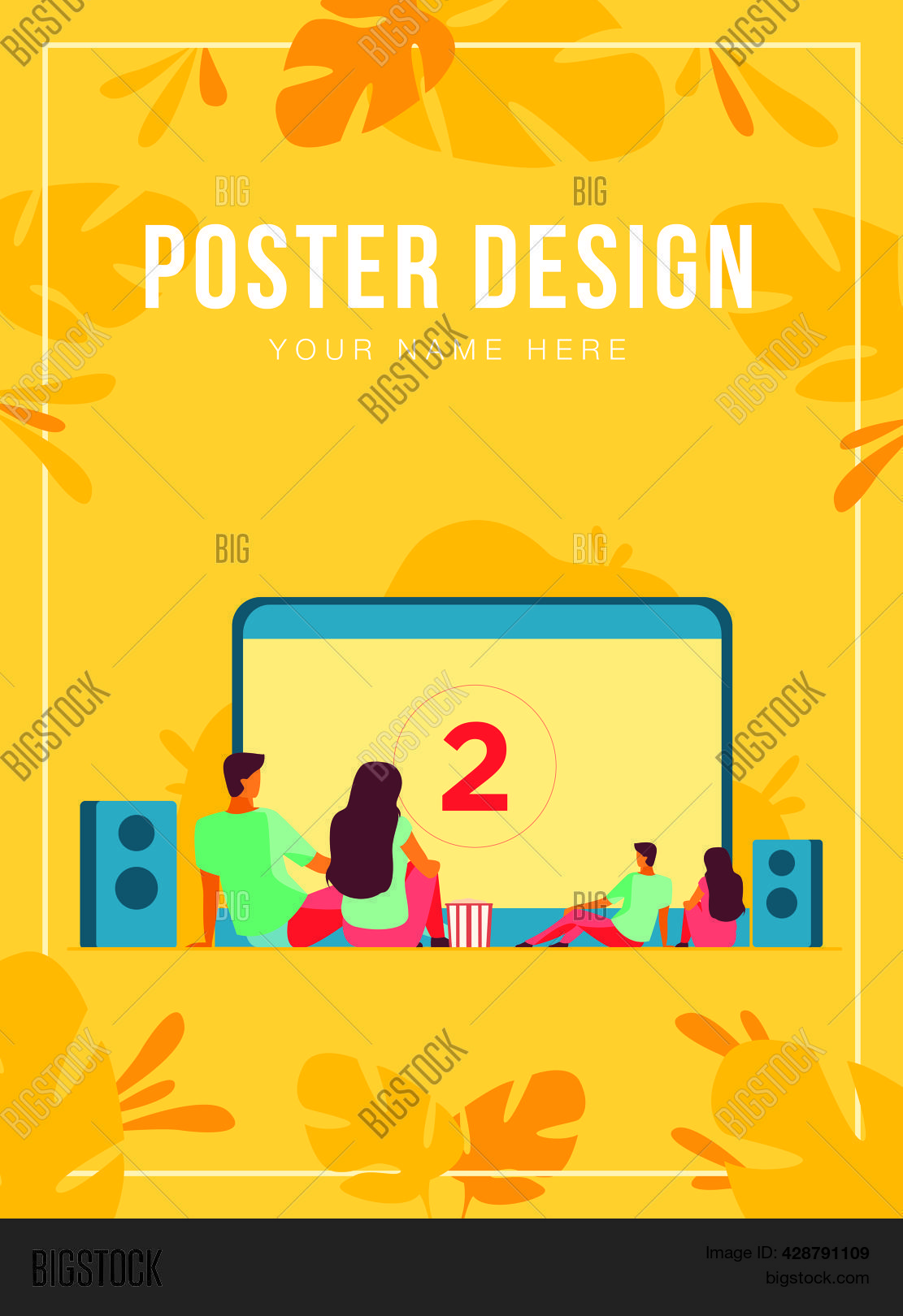 Happy People Watching Vector & Photo (Free Trial) | Bigstock