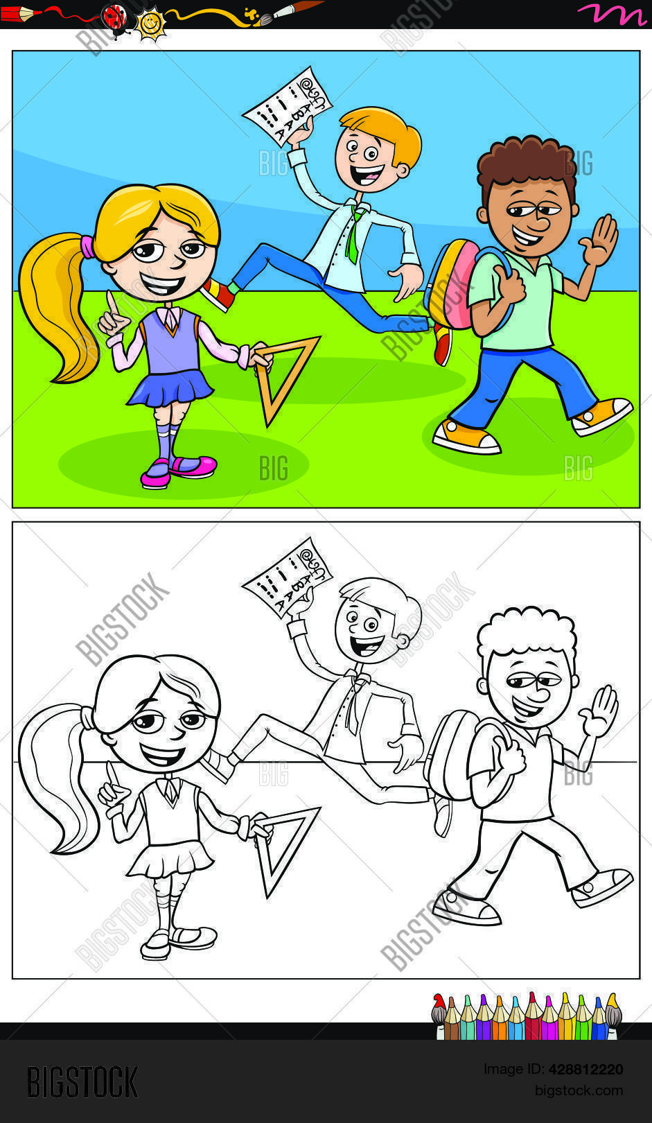 Cartoon Illustration Vector & Photo (Free Trial) | Bigstock