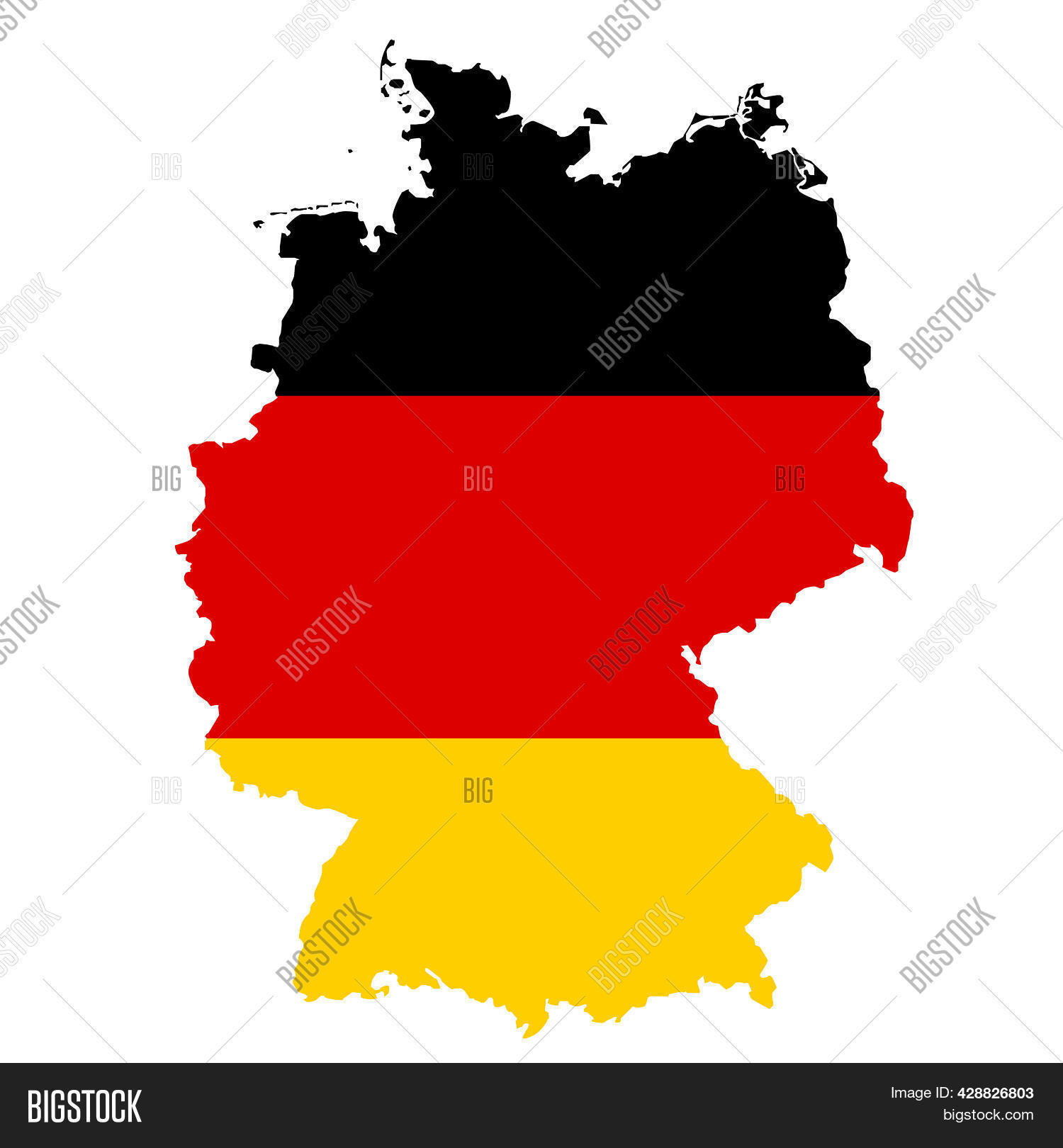 Map Flag Germany On Image & Photo (Free Trial) | Bigstock