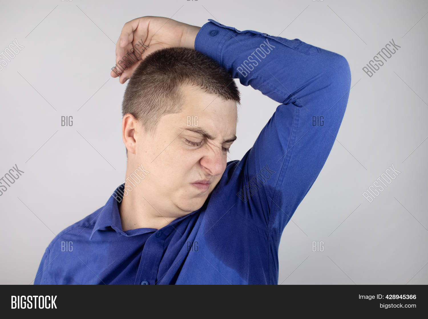 Man Shows His Sweaty Image & Photo (Free Trial) | Bigstock