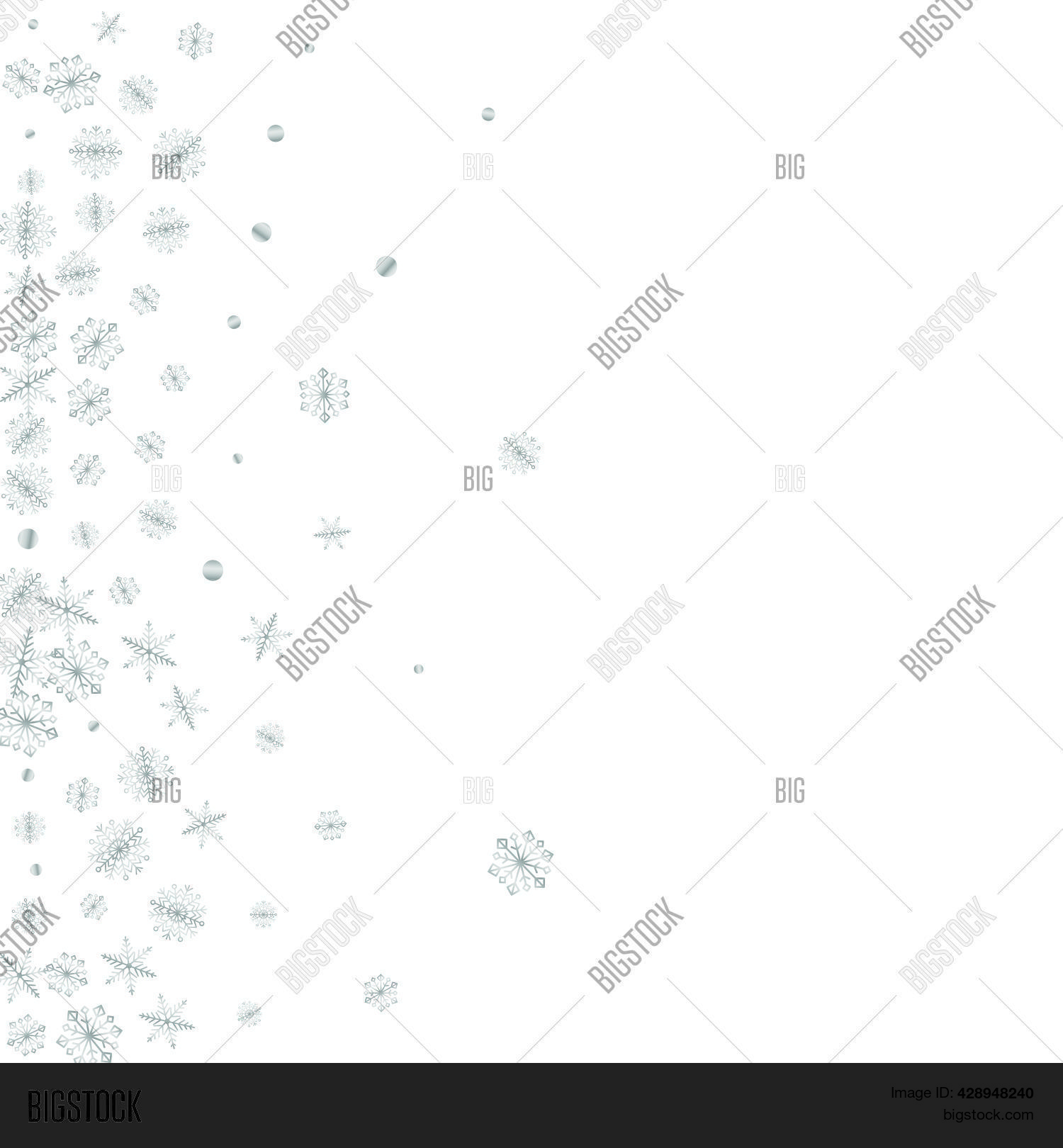 Grey Snow Background Vector & Photo (Free Trial) | Bigstock