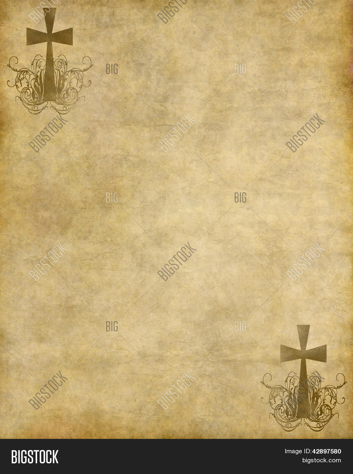 Christian Cross On Old Image & Photo (Free Trial) | Bigstock