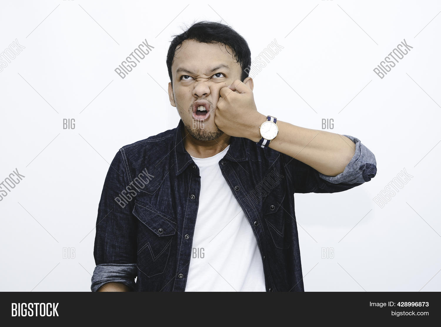 Funny Face Angry Asian Image & Photo (Free Trial) | Bigstock