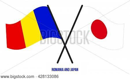 Romania Japan Flags Vector & Photo (Free Trial) | Bigstock