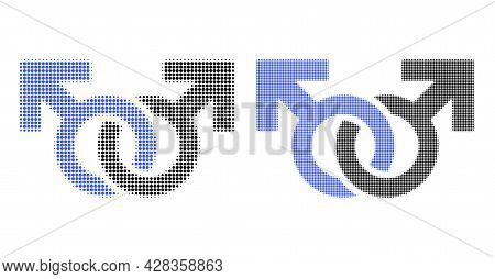 Dot Halftone Gay Pair Vector & Photo (Free Trial) | Bigstock