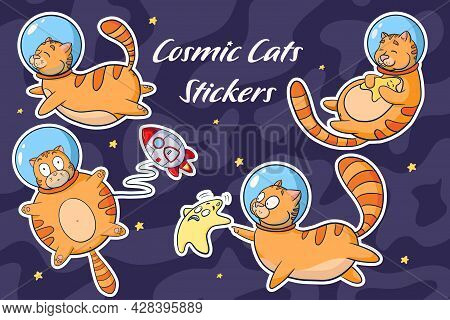 Cosmic Cats Cartoon Vector & Photo (Free Trial) | Bigstock