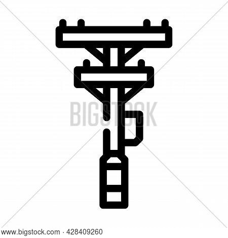 Electric Poles Line Vector & Photo (Free Trial) | Bigstock