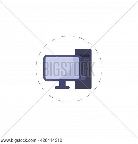 Computer Flat Clipart Vector & Photo (Free Trial) | Bigstock
