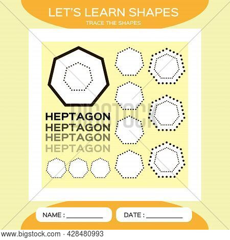 Heptagon. Basic Vector & Photo (Free Trial) | Bigstock
