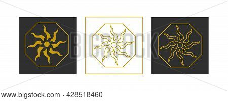 Esoteric Symbol Sun. Vector & Photo (Free Trial) | Bigstock