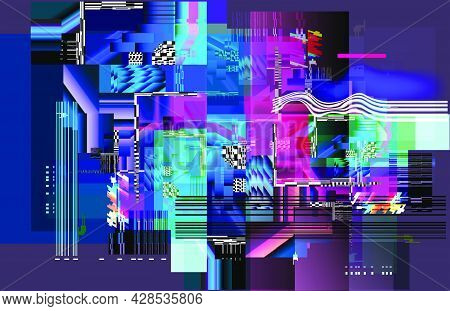 Loading Screen Glitch Vector & Photo (Free Trial) | Bigstock