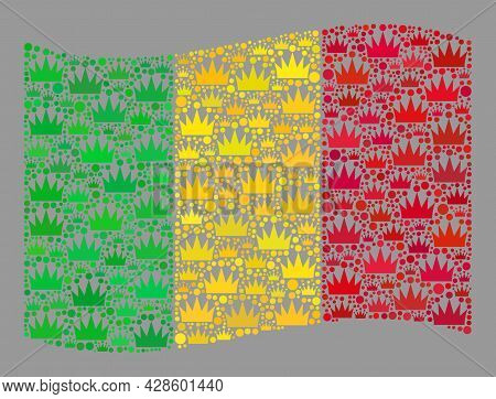 Mosaic Waving Mali Vector & Photo (Free Trial) | Bigstock