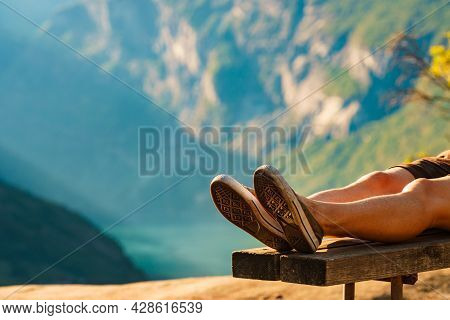 Tourist Female Legs On Image & Photo (Free Trial) | Bigstock