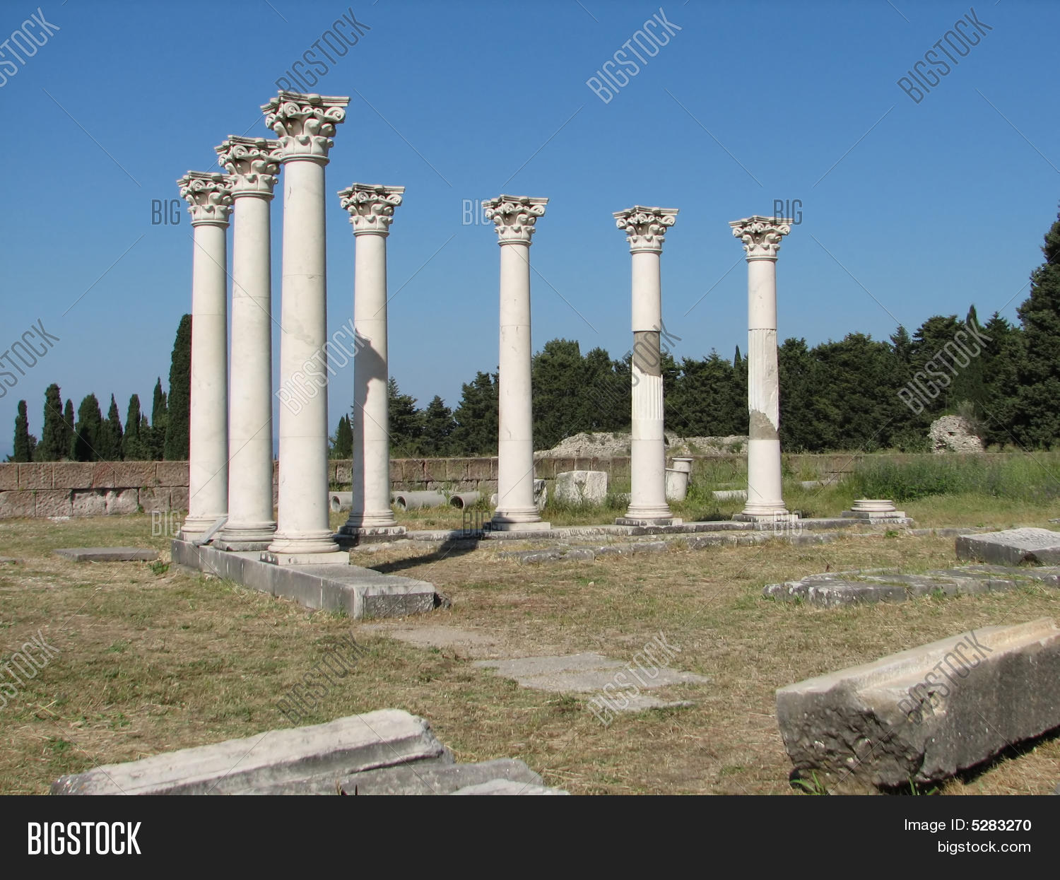 Imagen y foto Ruinas De ASCLEPION (prueba gratis) | Bigstock