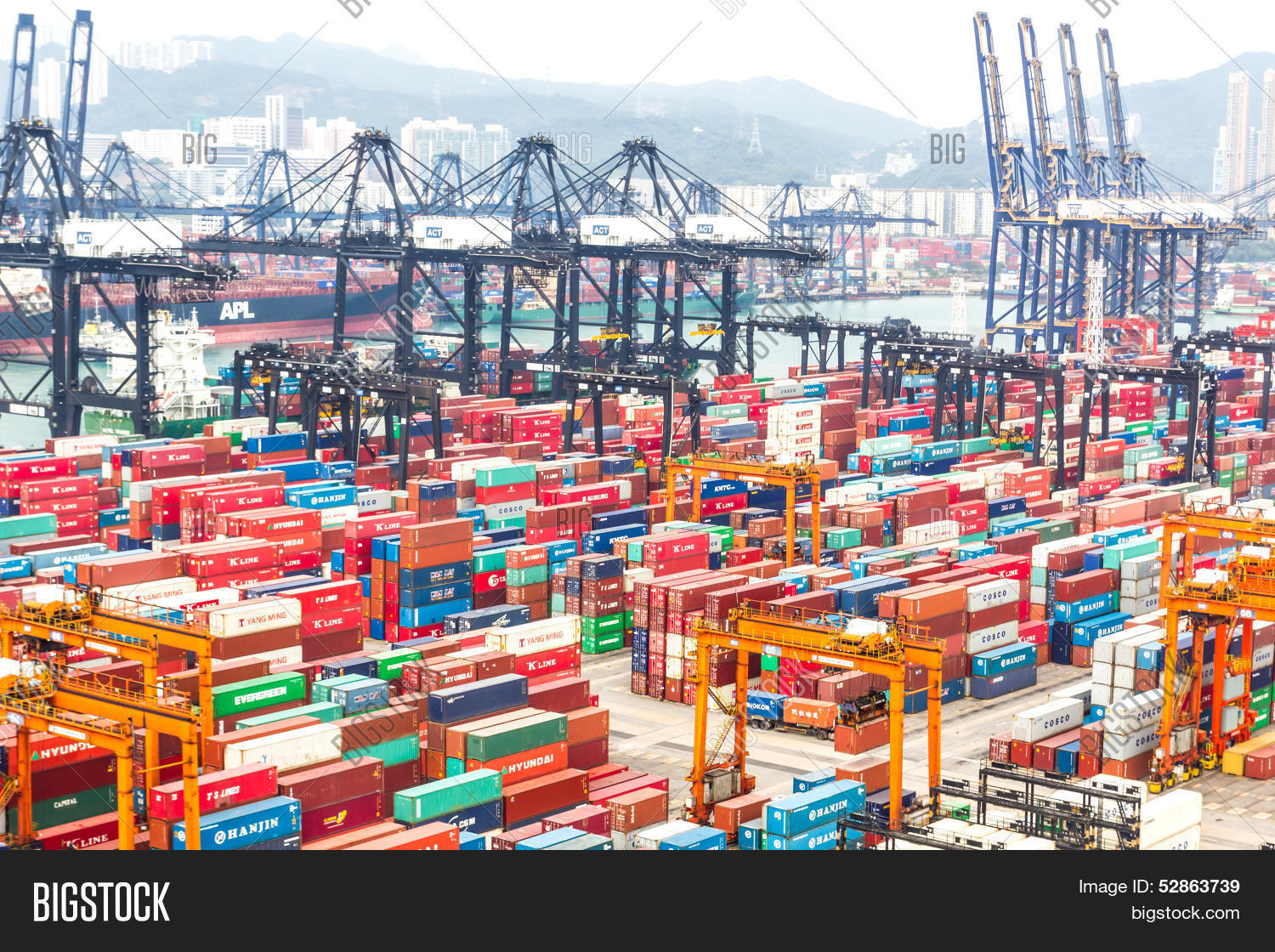 Containers Hong Kong Image & Photo (Free Trial) | Bigstock