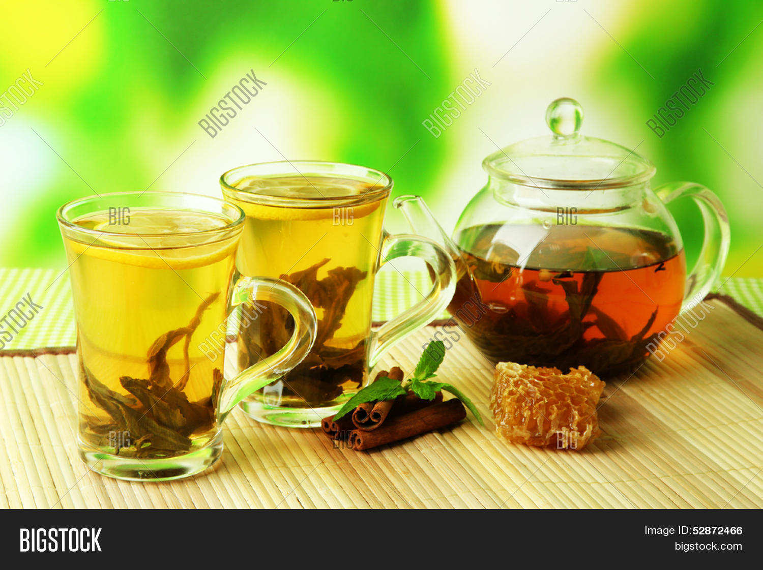 Cup Teapot Green Tea Image & Photo (Free Trial) | Bigstock