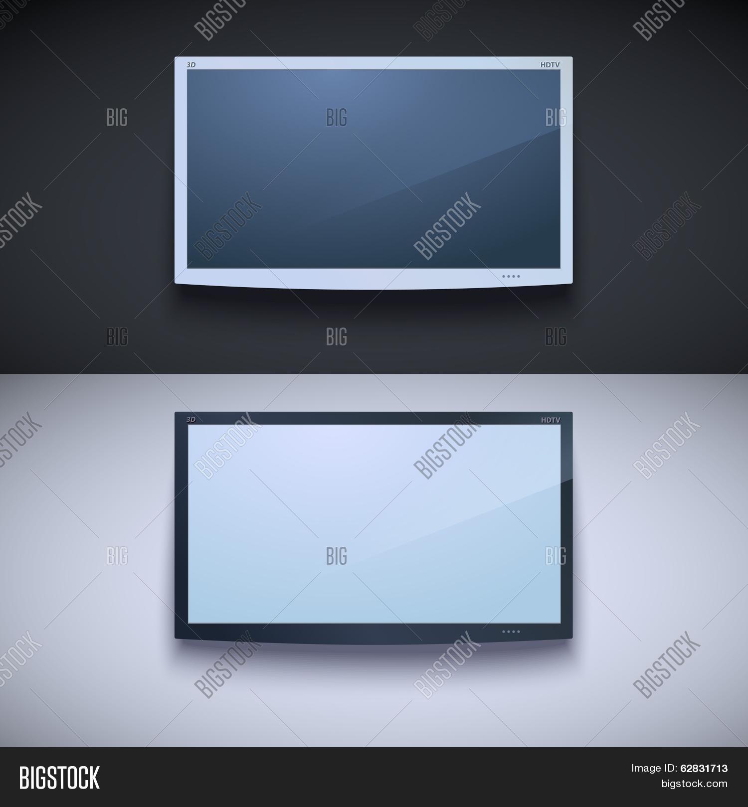 Led Tv Hanging On Vector & Photo (Free Trial) | Bigstock