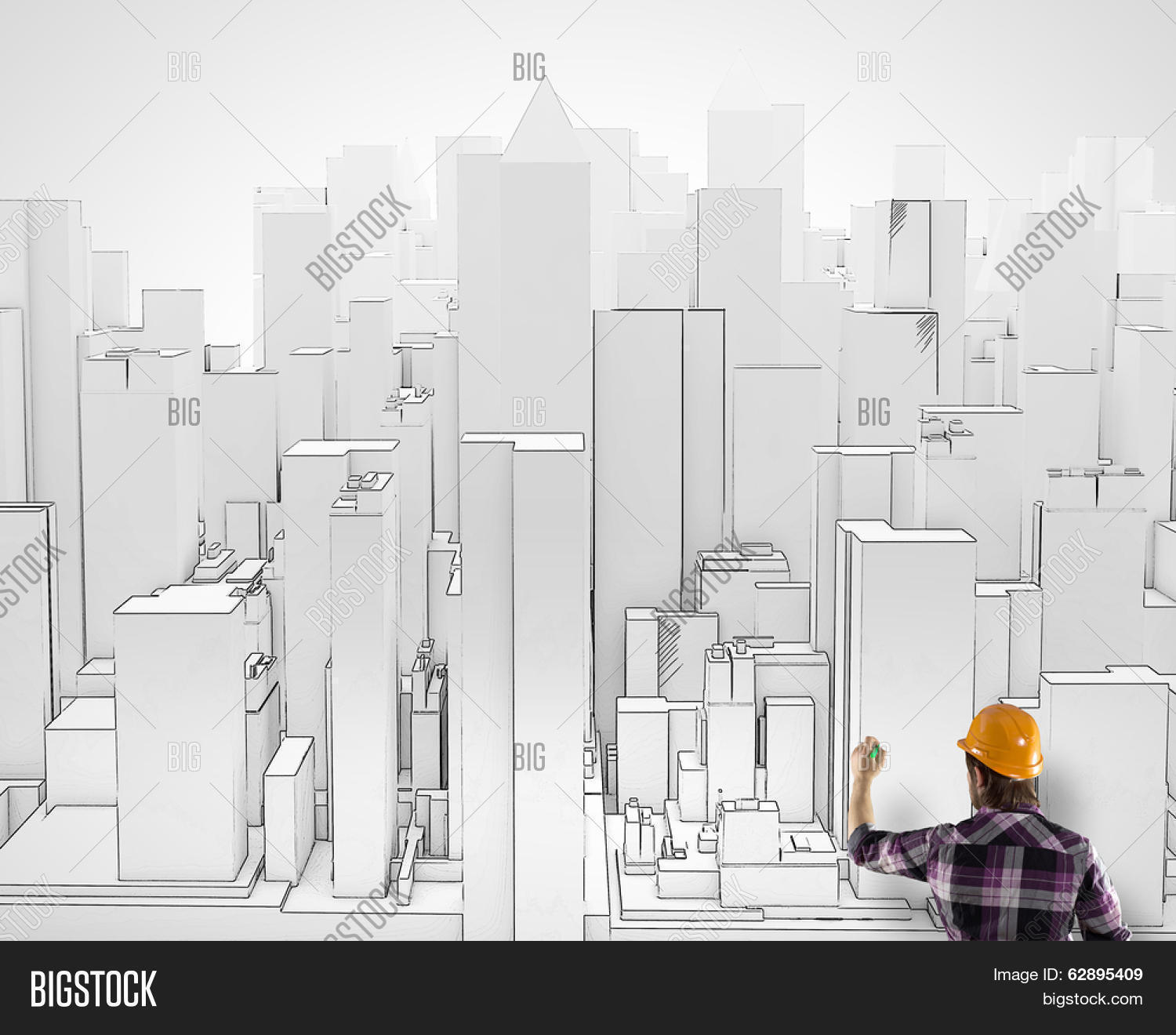 Rear View Engineer Image & Photo (Free Trial) | Bigstock