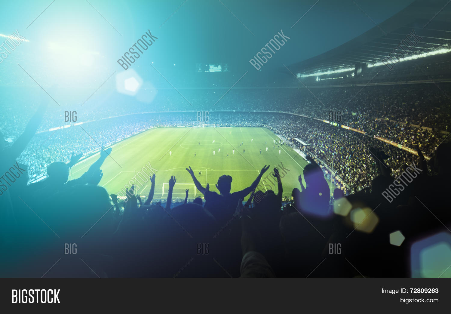 Crowded Soccer Stadium Image & Photo (Free Trial) | Bigstock