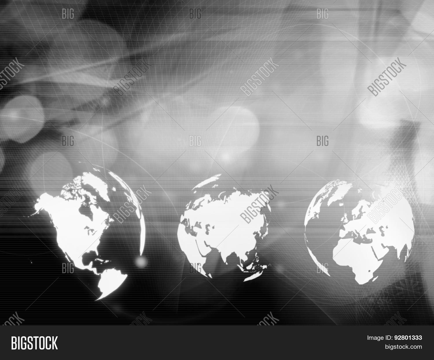 World Map Technology Image & Photo (Free Trial) | Bigstock