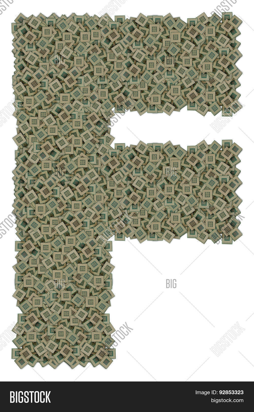 Letter F Made Dirty Image & Photo (Free Trial) | Bigstock