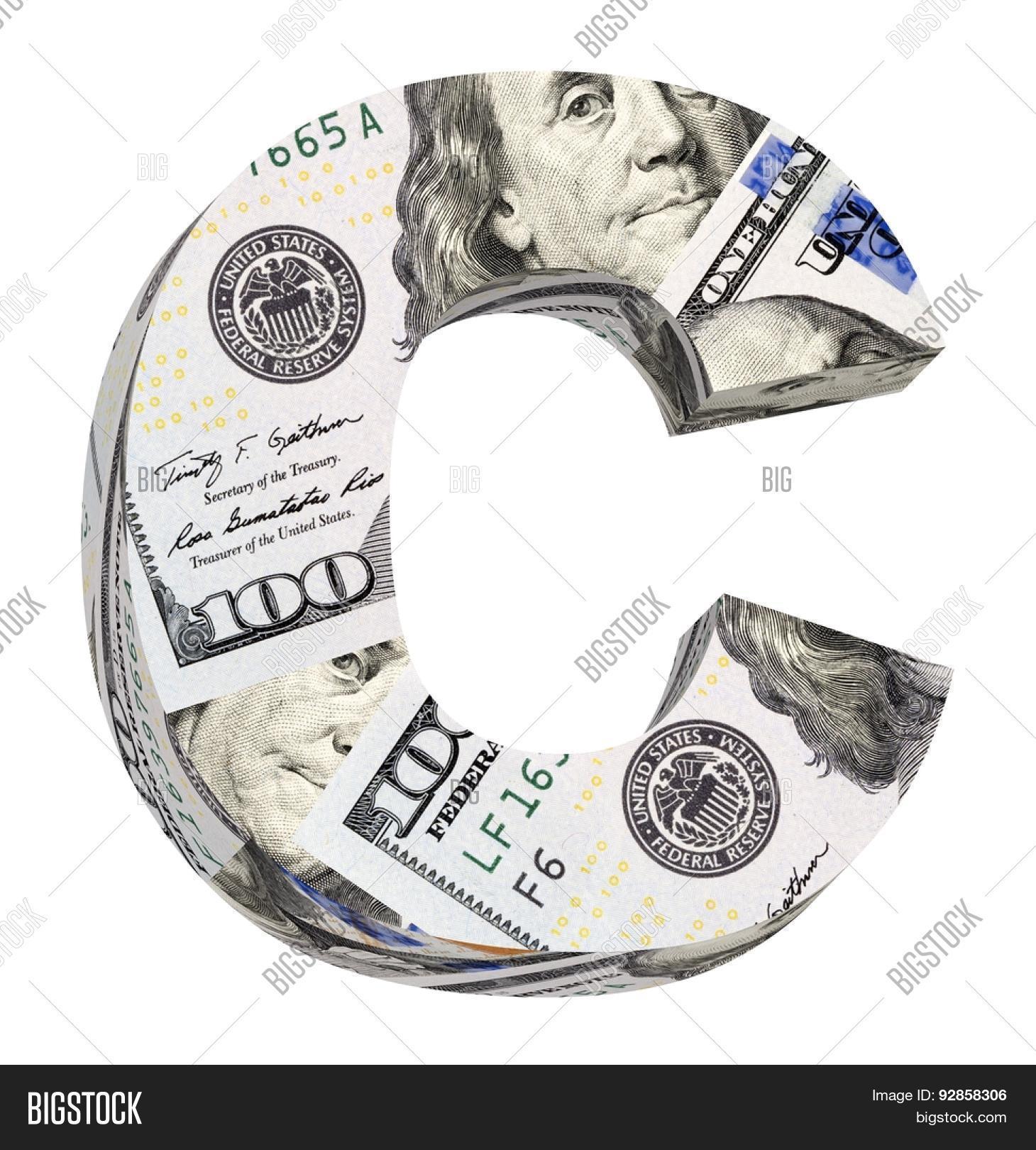 One Letter Dollar Bill Image & Photo (Free Trial) | Bigstock