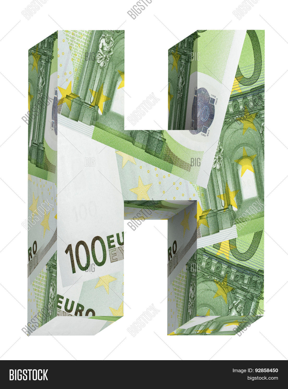 One Letter Euro Bill Image & Photo (Free Trial) | Bigstock
