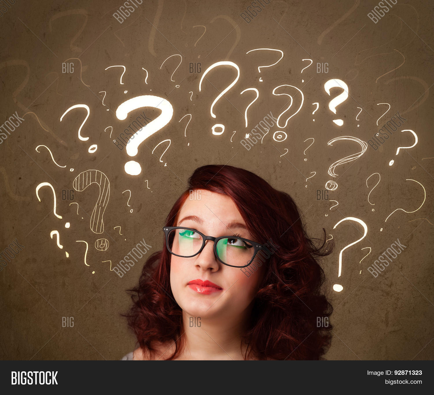 Teenage Girl Question Image & Photo (Free Trial) | Bigstock