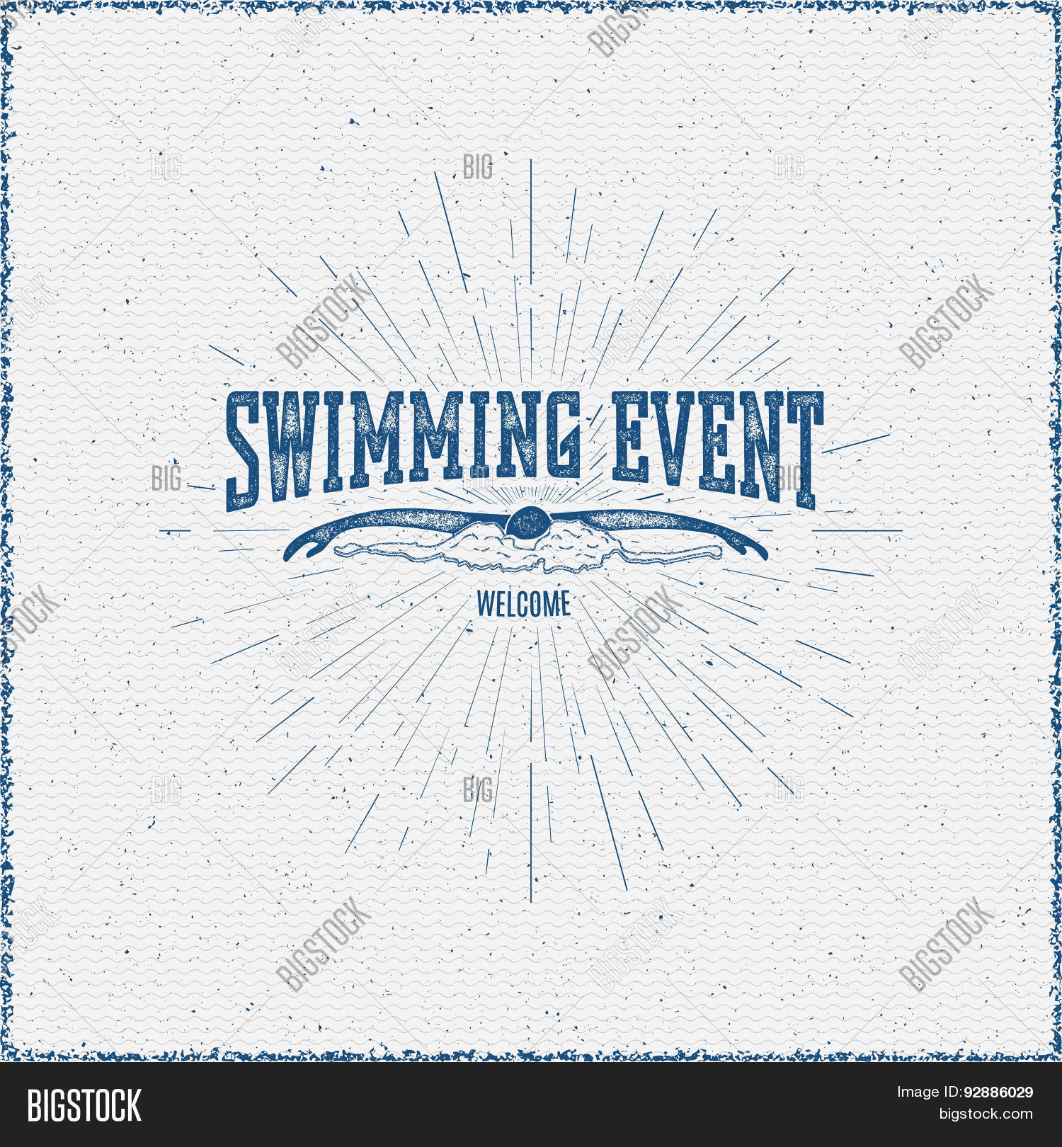 Swimming Badges Logos Vector & Photo (Free Trial) | Bigstock