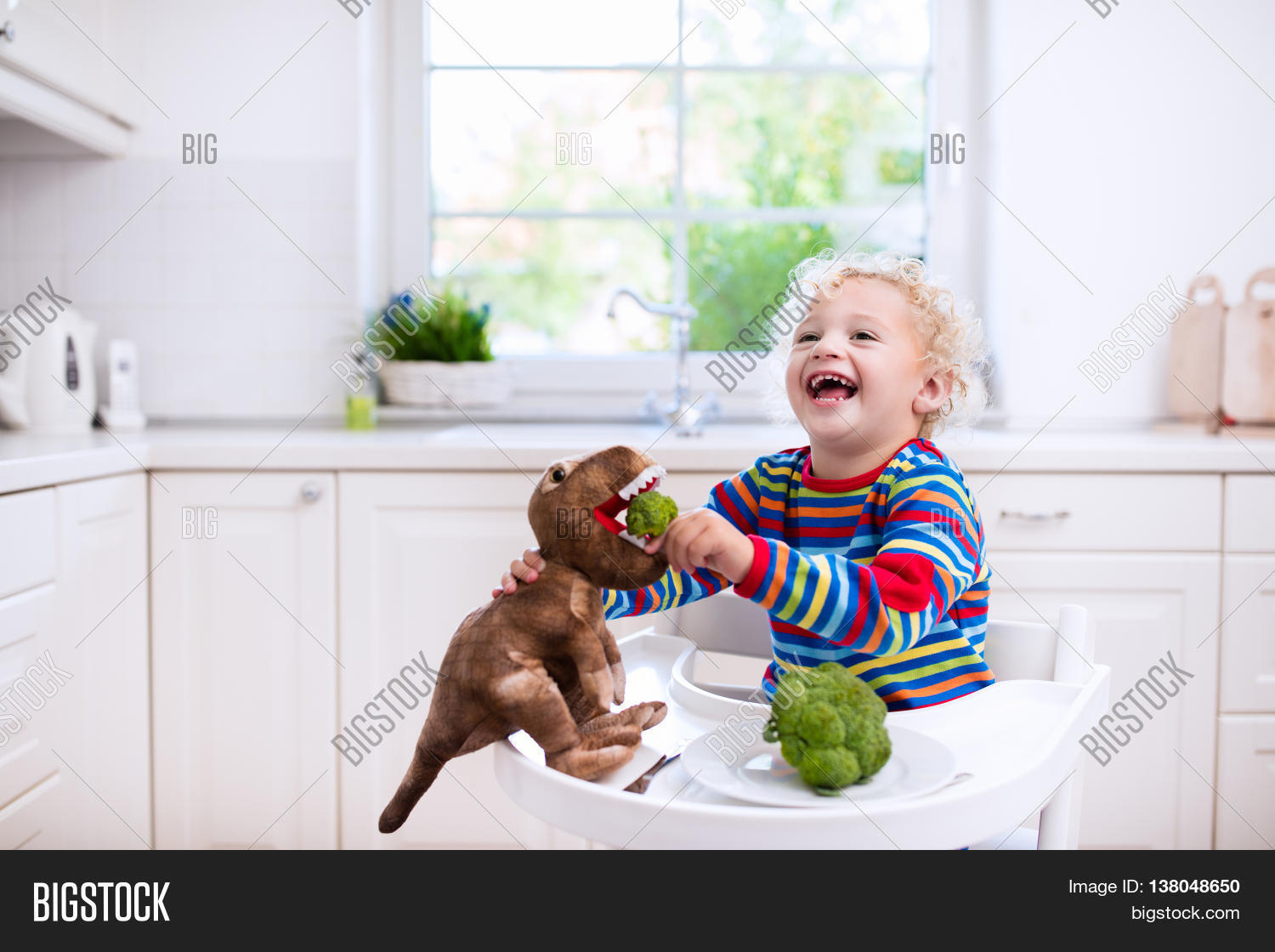 Happy Little Boy High Image & Photo (Free Trial) | Bigstock