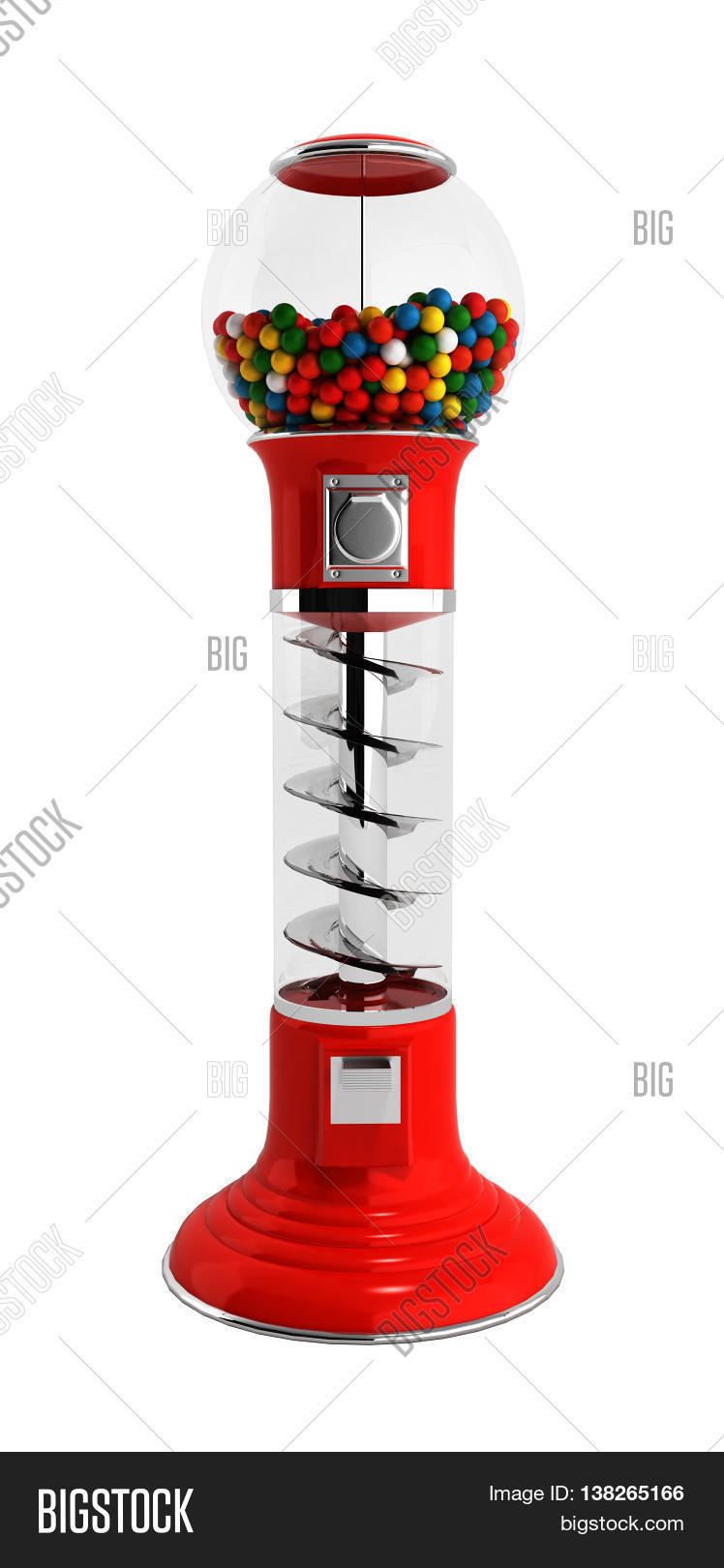 Red Vintage Gumball Image & Photo (Free Trial) | Bigstock