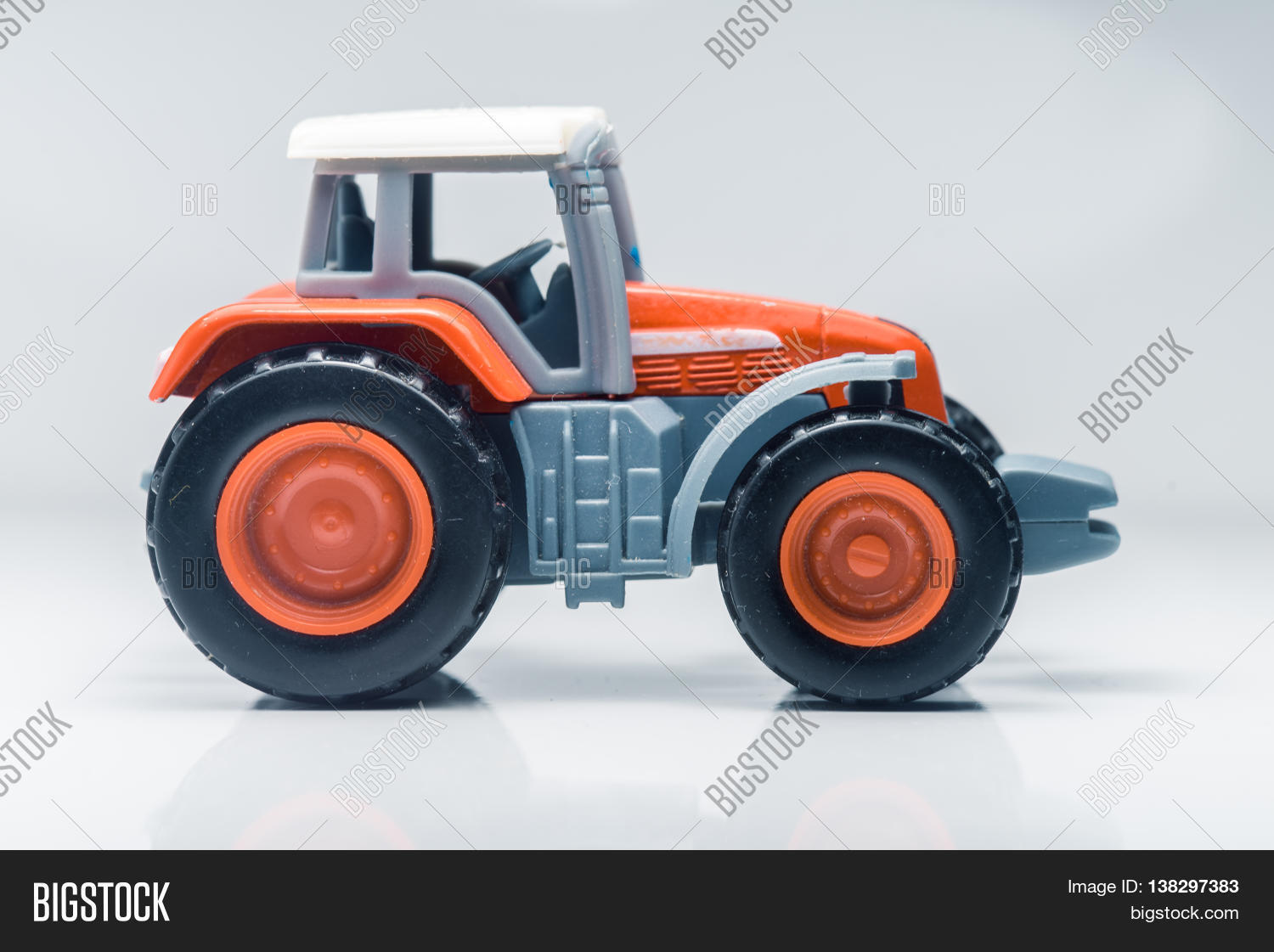 Small Red Toy Tractor Image & Photo (Free Trial) | Bigstock