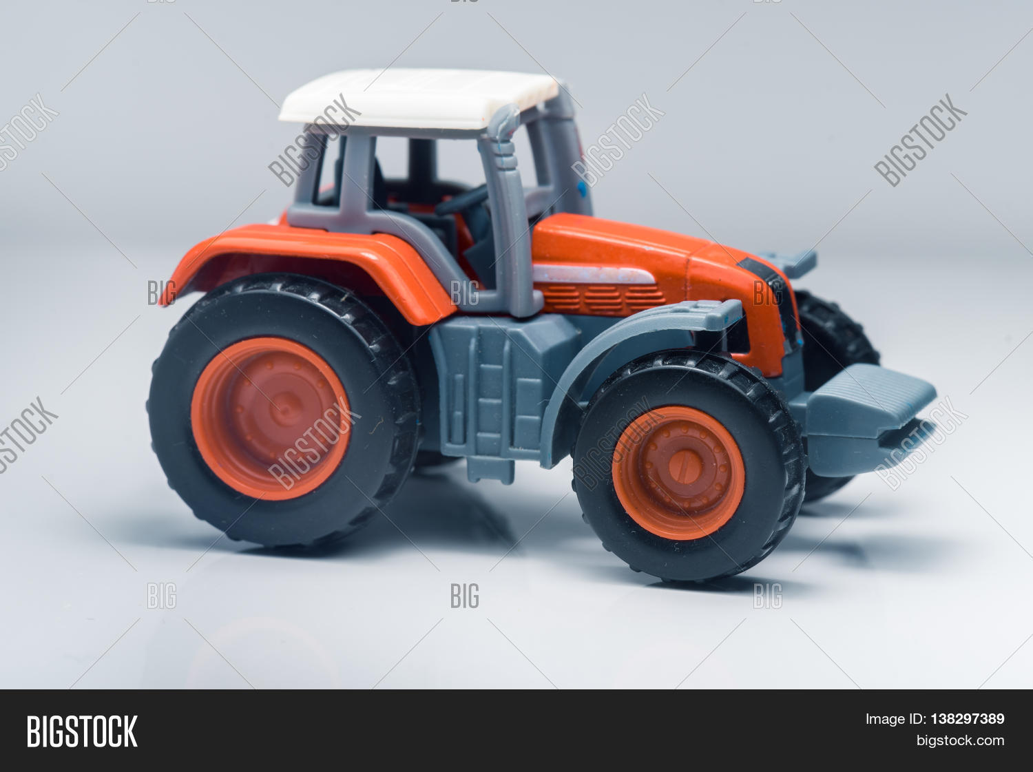 Small Red Toy Tractor Image & Photo (Free Trial) | Bigstock