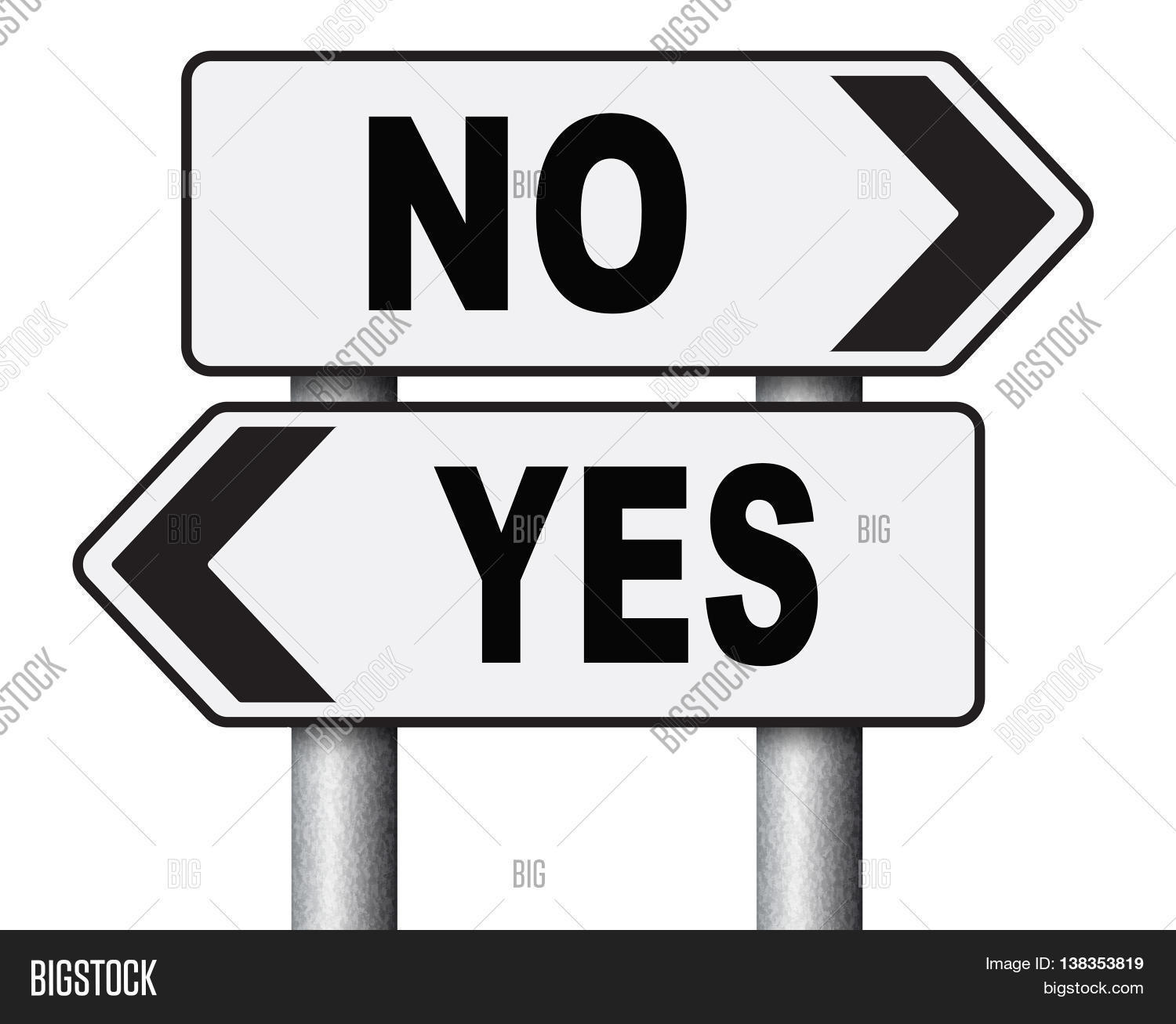 Yes No Agree Disagree Image & Photo (Free Trial) | Bigstock